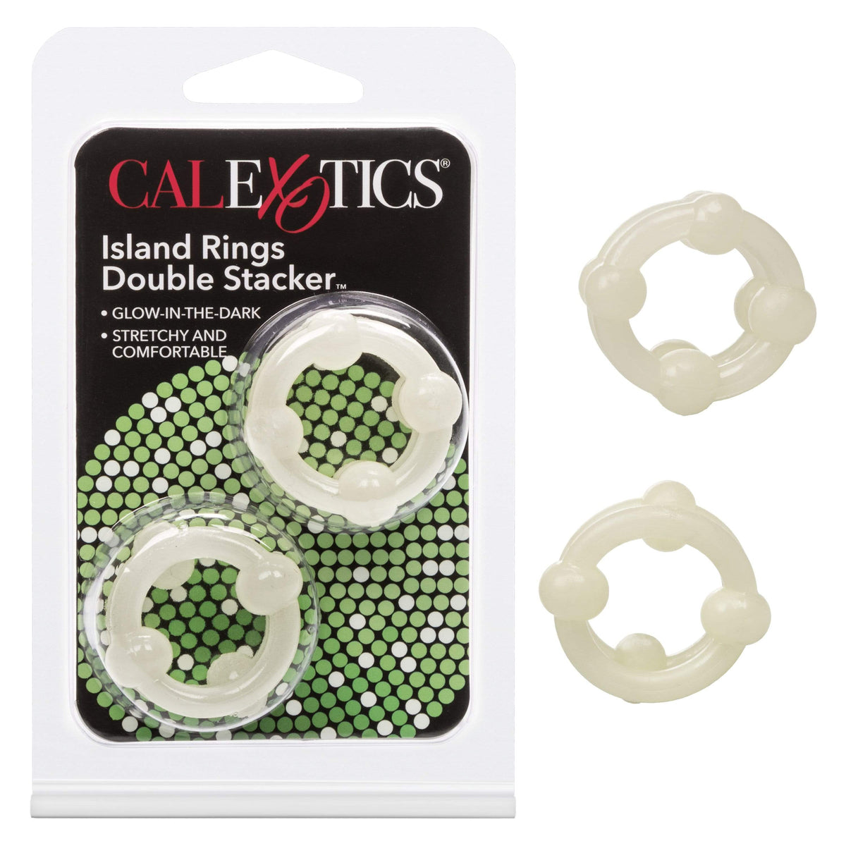 California Exotics - Island Rings Double Stacker Cock Ring (สีขาว ...